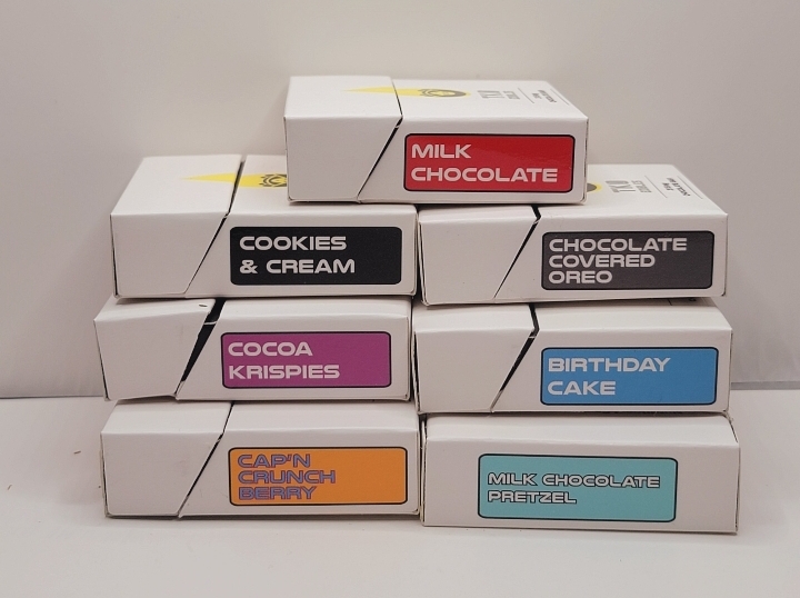 TKO Chocolates 315mg 7 Flavors! On Sale! – Boss Botanical